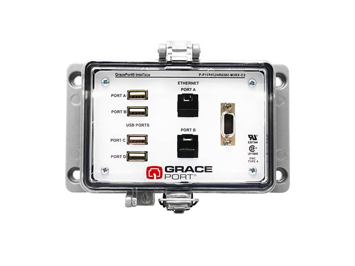 P-P11#4Q24R62#2-M3RX-C3 | USB Ethernet Panel Interface Connector – Grace Technologies, Inc.
