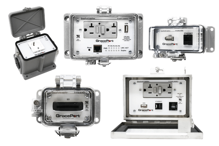 Industrial Control Panel Interface Connectors | Programming Ports ...