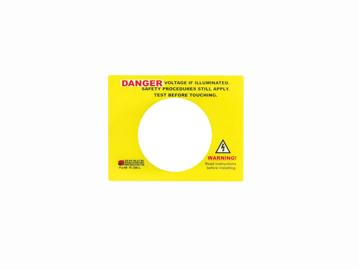 R-3W-L | Voltage Indicator Warning Label – Grace Technologies, Inc.